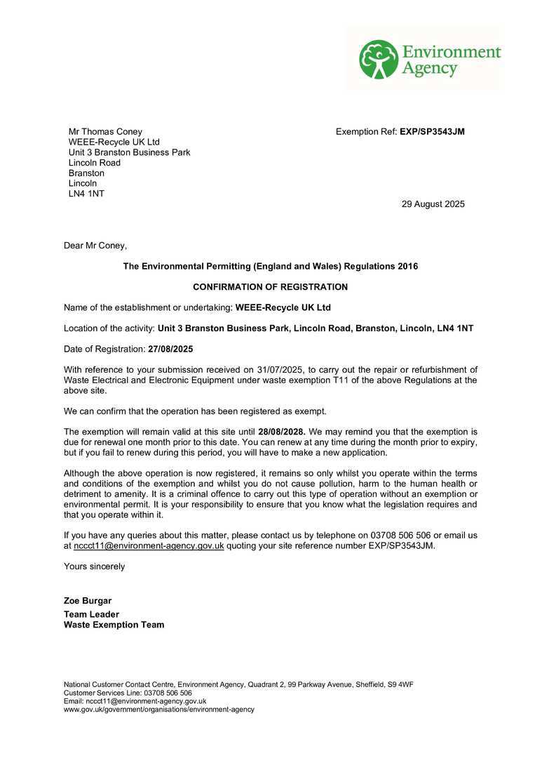 WEEE-RecycleUK Ltd - WEEE Directive & Policies